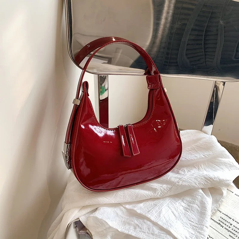 Half Moon Leather Bag (22*15*6cm) – FOGSTORES